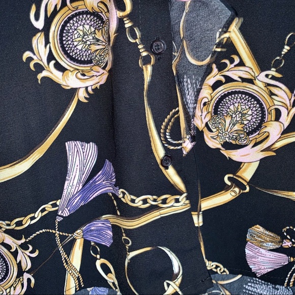 Ovi | Tops | Ovi Blouse With Designs | Poshmark